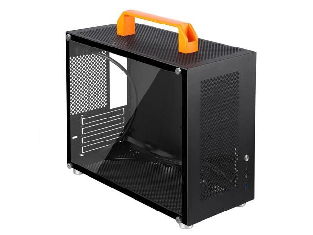 mATX Case (Micro ATX,Mini ITX) Mini Tower Gaming PC Case with Handle ...