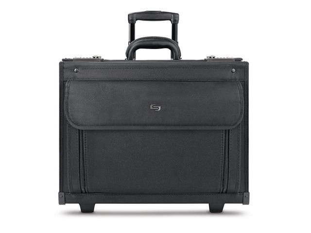 Solo Classic Rolling Hard Sided Catalog Case With Dual Combination ...