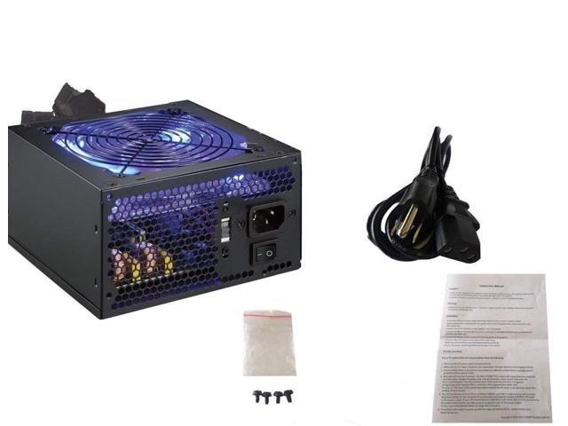 SHARK TECHNOLOGY 750 Watt Quiet 120mm Blue LED Fan Black ATX 12V 2.0 ...