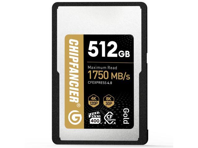 CHIPFANCIER 512GB CFexpress 4.0 Type A Card Up to 1750MB/s Read Speed & 1750MB/s Write Speed ...