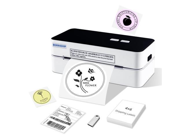 BORN4SHIP Shipping Label Printer, USB Label Printer for Small Business ...