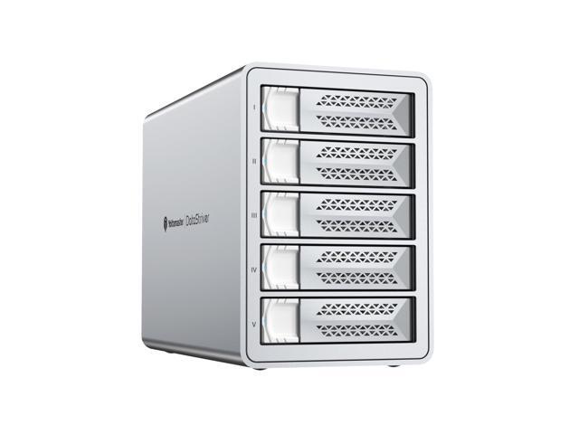 Yottamaster VN500RU3 5 Bay RAID Hard Drive Enclosure, Aluminum USB3.0 5 ...