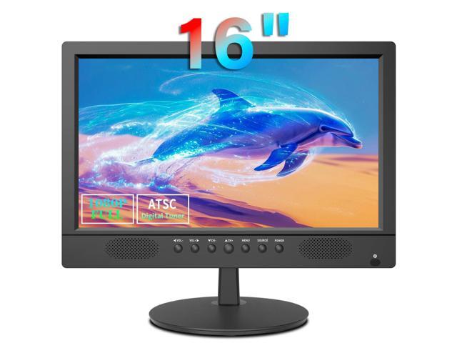 Jexiop 16 inch Flat Screen TV,Small TV with Remote Control-Perfect Full ...