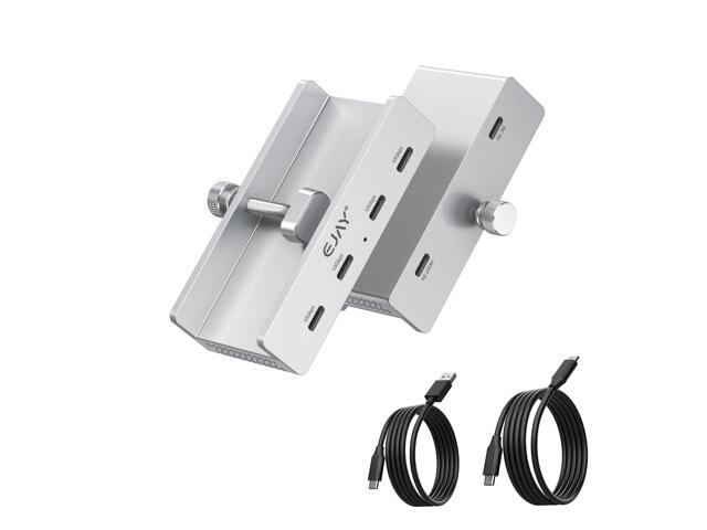 EJAY 10Gbps USB C Hub 4Ports Aluminum USB 3.2 Docking Hub Clamp Design ...