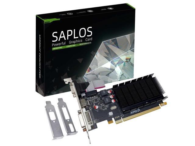 SAPLOS Radeon HD 5450 2GB Graphics Card, GDDR3 64-bit, HDMI DVI VGA ...