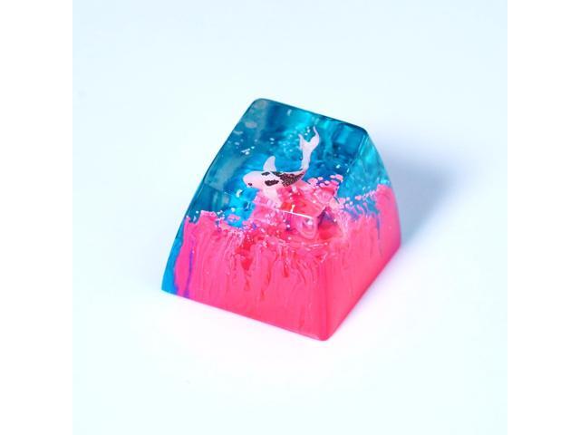 Kohaku Koi Fish Artisan Keycap Blue and Pink Ocean Coral Reef R1 SA ...