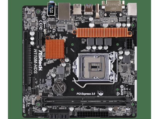 Refurbished: ASROCK H110M-HDS R3 motherboard - Newegg.com