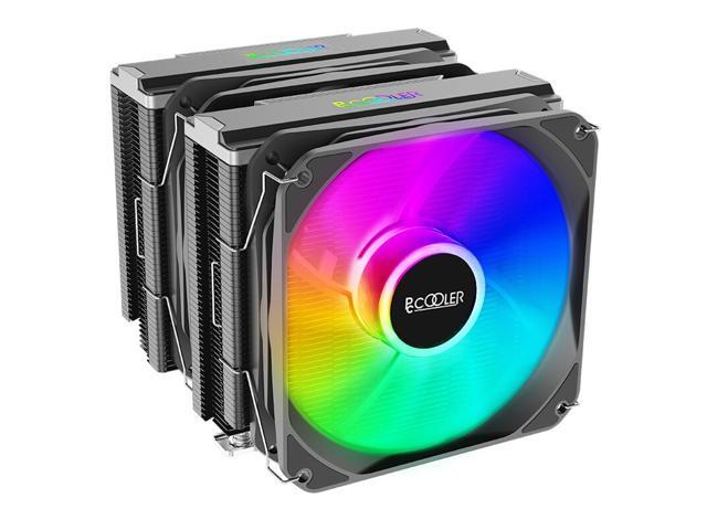 CPU Cooler ARGB,Air Cooler,73.6CFM,6 Copper Heatpipes ARGB Sync PC Dual ...
