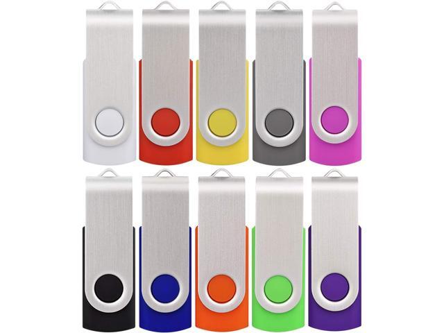 USB Flash Drive 8GB 10 Pack Thumb Drives Memory Stick USB 2.0 Bulk ...