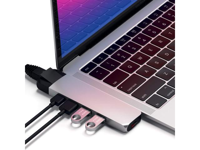 Satechi Type-C Pro Hub Adapter with Ethernet - 4K HDMI, USB-C PD ...