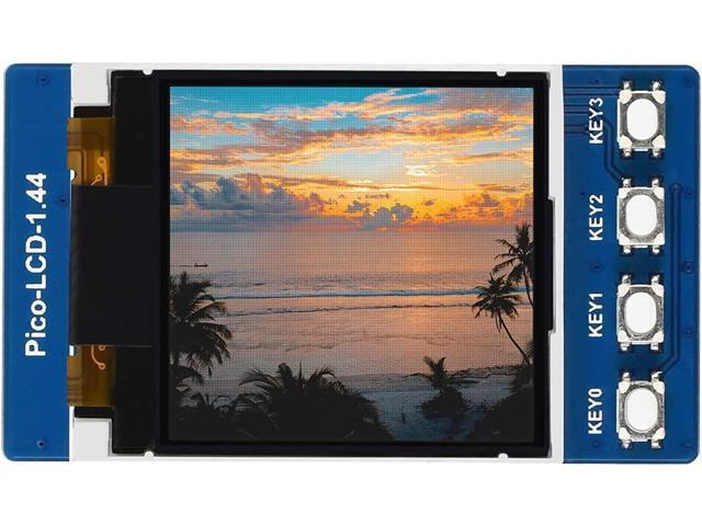 waveshare 1.44 inch LCD Display for Raspberry Pi Pico, 128×128 Color Screen TFT Display Module ...