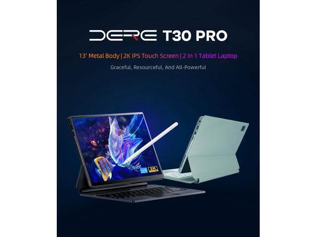 DERE Laptops T30 Pro ,13-inch 2K IPS Touch Screen,16GB RAM+ 1TB SSD,Office Learning Computer ...