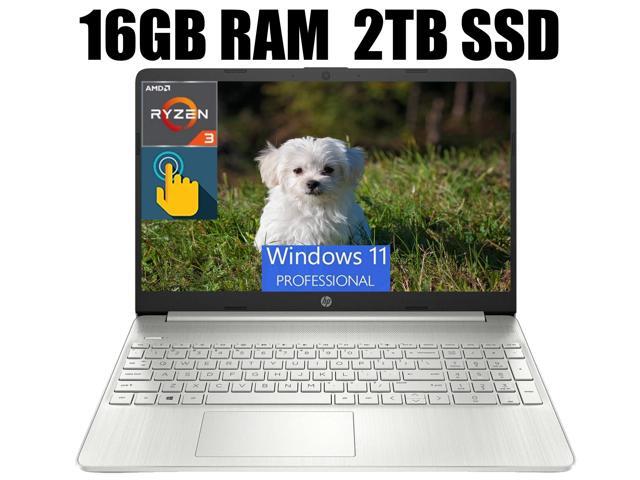 Refurbished: HP 15 Laptop, 15.6" HD Touchscreen, AMD Ryzen 3 3250U 2 ...