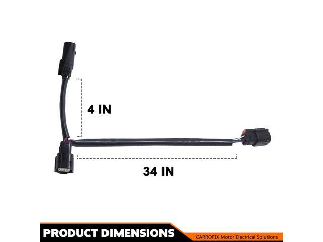 CARROFIX Replacement CD-TP-QD-14 Dynamics Quick Disconnect Wiring Harness for 2014-2023 Harley ...