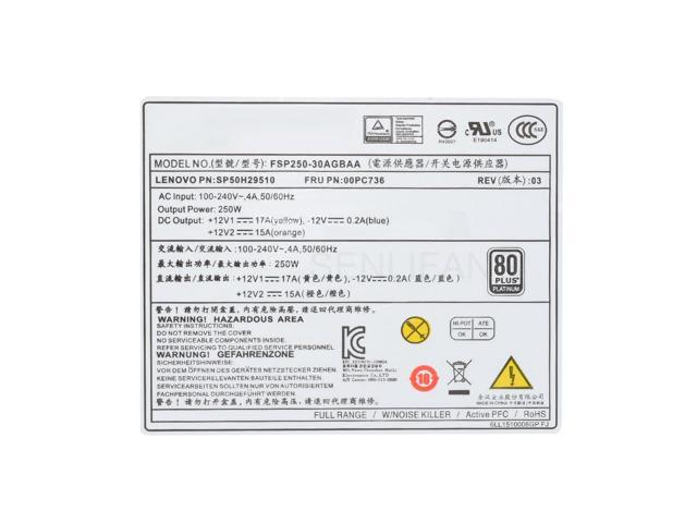 Good Quality For Lenovo 4600 6600 6900 8600 4900 10Pin 250W PSU HK350 ...