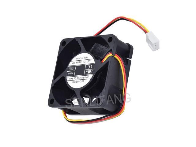 Original EFC-06E12D 6025 60*60*25MM cold 6 12V 0.60A 3 wires square ...