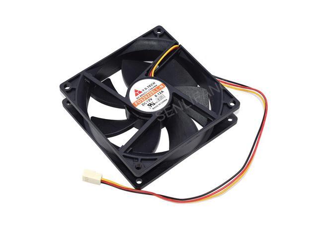 New Fully Tested For Y.S Tech FD129225LL-N DC 12V 0.12A 90x90x25mm 3 ...