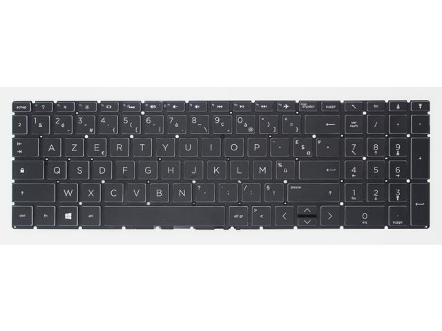 New Black Backlit FR French Keyboard For HP Pavilion 15-cs3000 15 ...