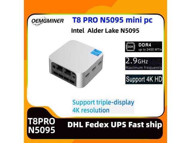 offical Mini Micro PC T8PLUS t8pro Intel 11th N5095 (UP to 2.9ghz) N95 ...