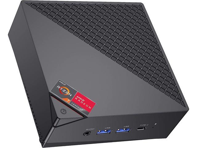 Dual LAN Mini Gaming PC AMD Ryzen 7 5700U Mini PC (8C/16T, up to 4.3Ghz ...