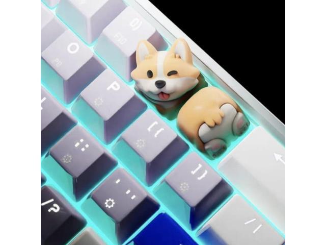 Cute Keycaps,Corgi Dog Custom Keycaps Set for Cherry MX Switches ...