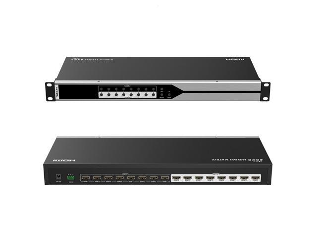 Genuine LKV818 4K 8x8 HDMI Matrix Switch 4Kx2K@30Hz HDMI1.4 YUV4:2:2 HD 3D Switcher 8 In 8 Out ...