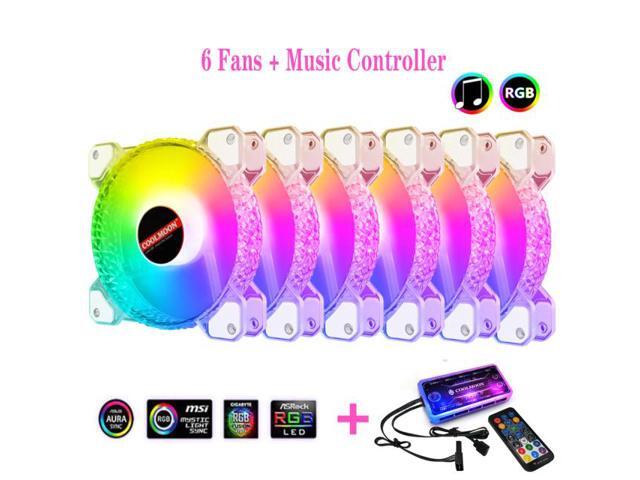 NewStyp Diamond 120mm Fan Cooling PC Computer Case Fans PWM 6PIN ...