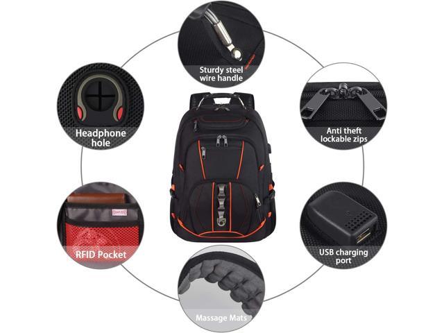 Travel Laptop Backpack,Extra Large 18.4 inch Gaming Laptop Backpacks ...