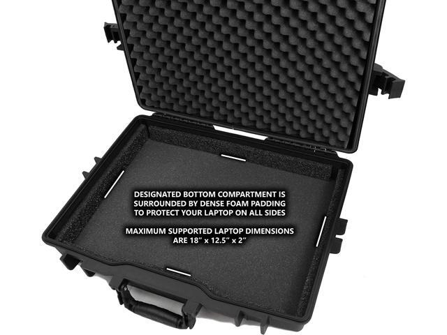 Casematix Waterproof Laptop Hard Case for 15 - 17 inch Gaming Laptops ...
