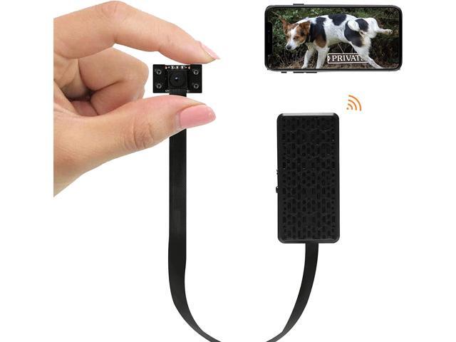 Mini Spy Hidden Camera 4K Ultra HD, WiFi Wireless Nanny Cam Small ...