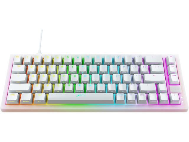 Mickey K5 Compact Gaming Keyboard RGB Wired US Layout (White) - Newegg.com