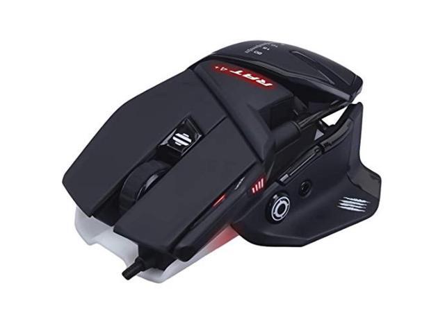 Mad Catz Gaming Mouse RAT 4+ Pixart PMW 3330 Sensor Wired Omron Switch ...