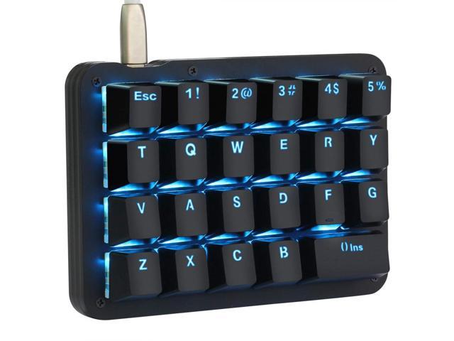 Fully programmable mechanical keyboard Customizable left hand gaming ...