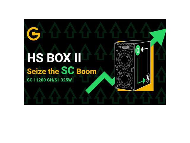 New Release Goldshell HS BOX II Miner 1200GH/s 325W Dual Algorithm HNS ...