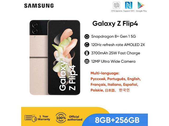 Samsung Galaxy Z Flip 4 5G Smartphone Flip4 Snapdragon 8+ Gen 1 6.7 ...