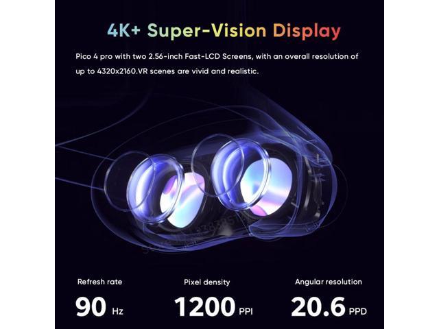 PICO 4 Pro VR Headset 8GB 512GB Chinese version Support Eyes Tracking ...