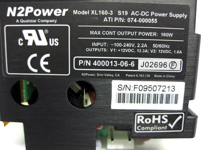 N2POWER (XL160-3 S19 / 400013-06-6) AC,DC 160W Power Supply - Newegg.com