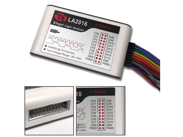 LA2016 USB Logic Analyzer Full 16 Channels 200MHz Sampling Rate with ...