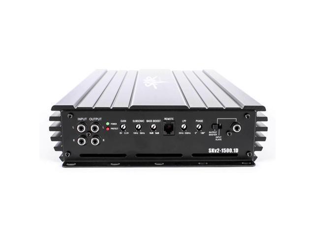 SKAR AUDIO SKv2-1500.1D 2,200 WATT MAX POWER CLASS D MONOBLOCK SUB ...