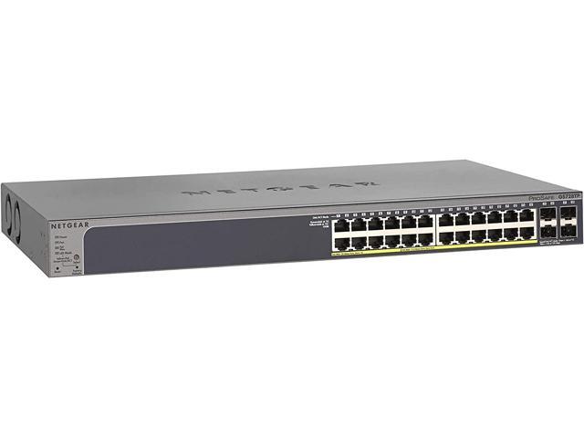 28-Port PoE Gigabit Ethernet Smart Switch - Managed, Optional Insight ...