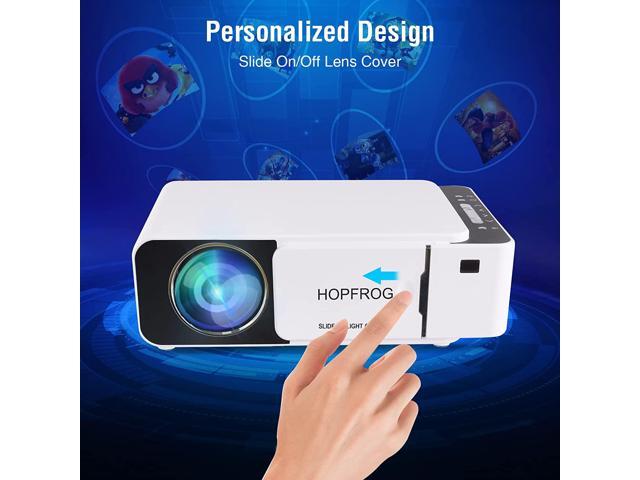 1080P Projector with WiFi Tripod Mount Bundle, Portable Phone Projecter ...