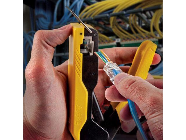 Klein Tools VDV226-005 Compact Modular Data Cable Crimping Tool, for ...