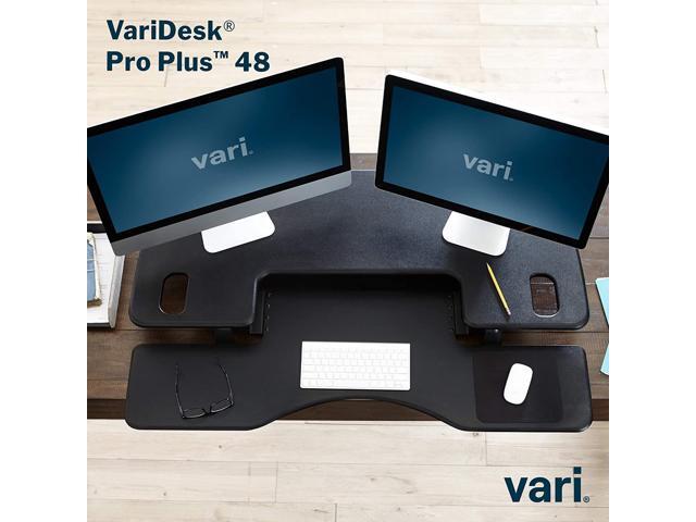 VariDesk Pro Plus 48 Two-Tier Standing Desk Converter for Dual Monitors ...