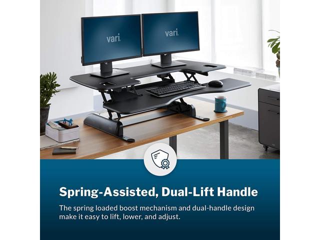 VariDesk Pro Plus 48 Two-Tier Standing Desk Converter for Dual Monitors ...