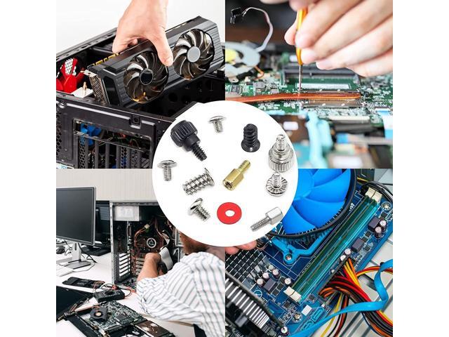 362pc Computer Screws Assortment Kit | Motherboard Standoff Risers ...