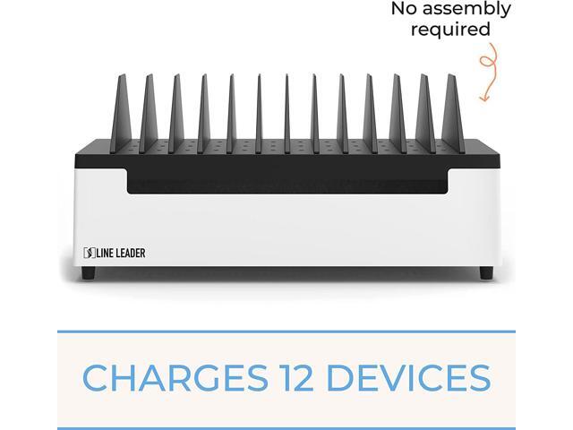 Open Charging Station | Desktop Charger for 12 Laptops, Tablets ...