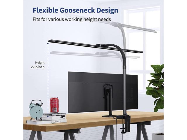 LED Desk Lamp, 24W Architect Desk Lamp with Clamp 31.5" Wide Office ...