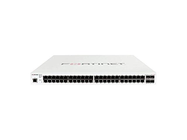 Fortinet BTBR48 | FortiSwitch-248E-POE L2/L3 PoE+ Switch ù 48x GE RJ45 ...