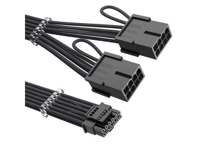RTX 4070Ti PCIe 5.0 Power Cable Extender, 12VHPWR 16Pin(12+4) Male to ...