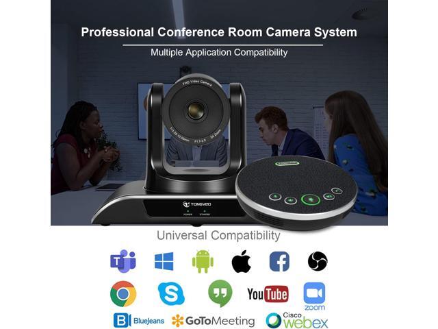 TONGVEO All-in-One Conference Room Camera System, Video Conferencing ...
